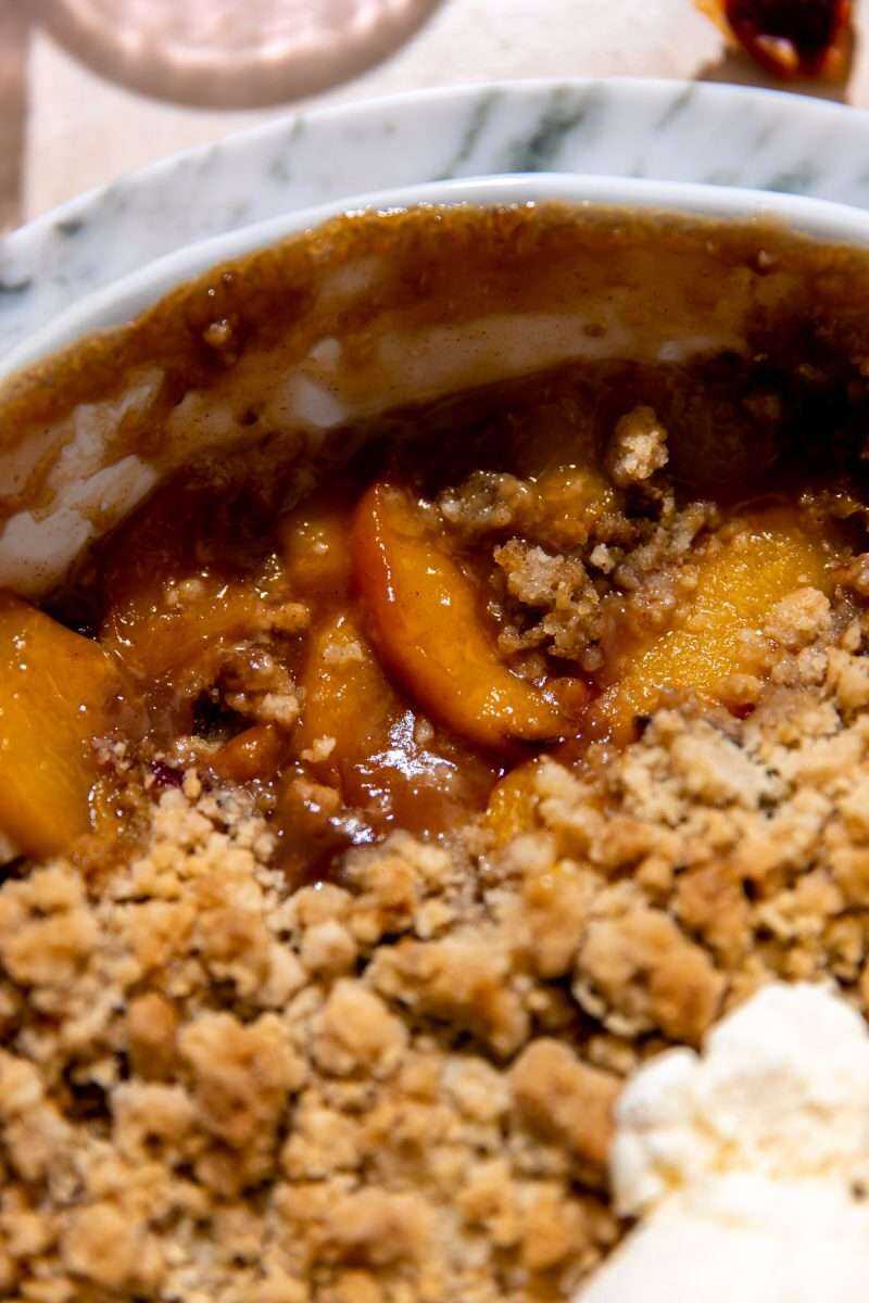 Peach Crumble - KJ and Company