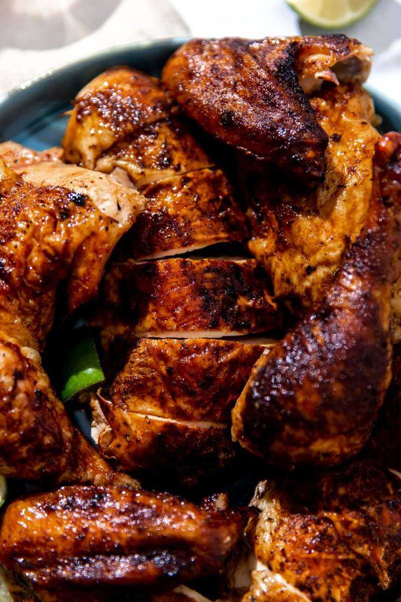 Smoked Jamaican Jerk Beer Can Chicken - KJ and Company