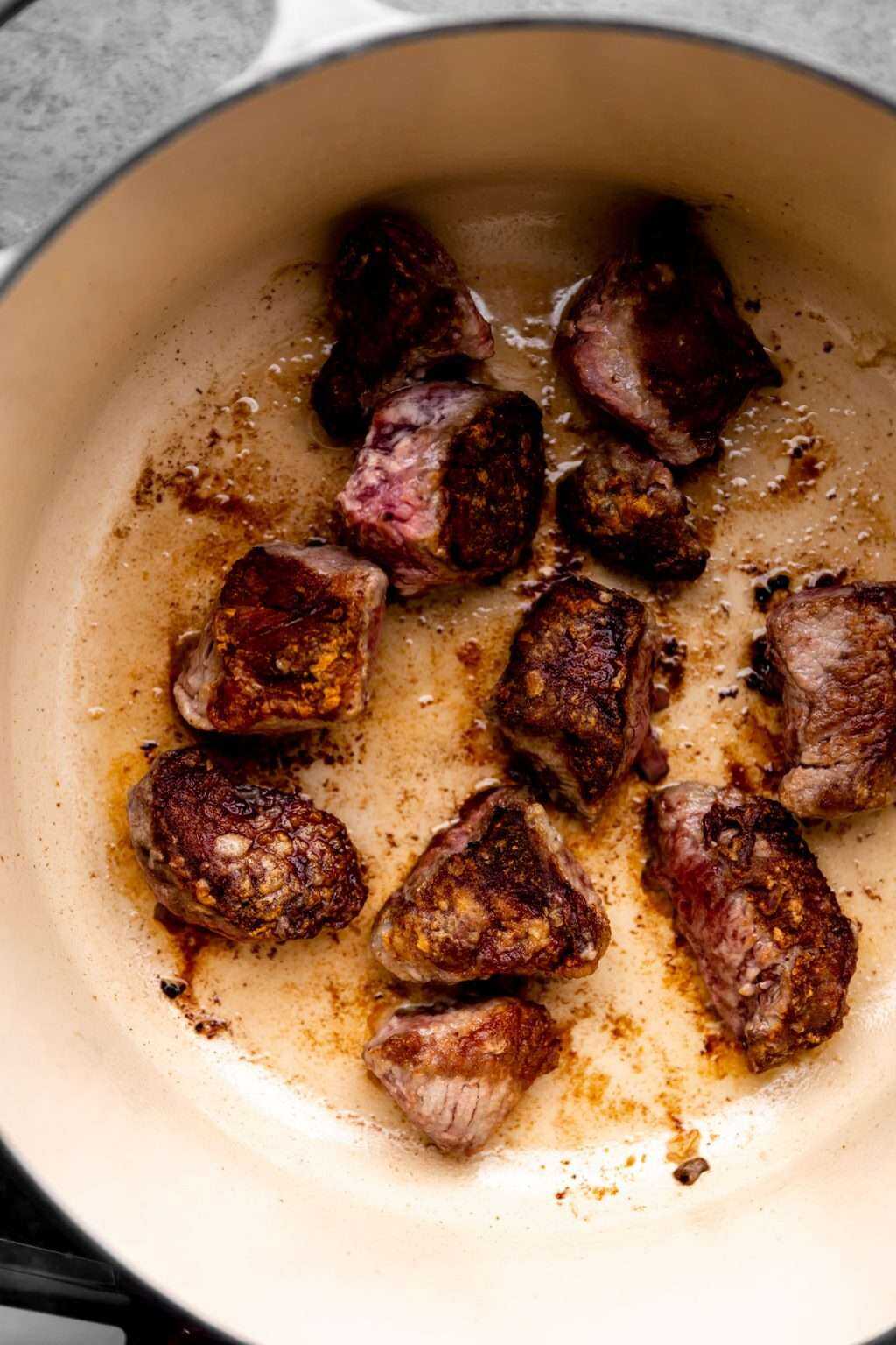 Red Wine Braised Beef Tips - KJ and Company