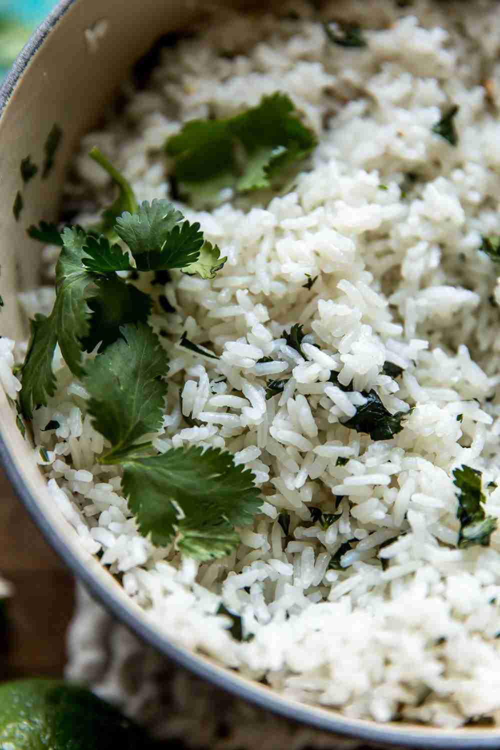 Coconut Cilantro Rice - KJ and Company