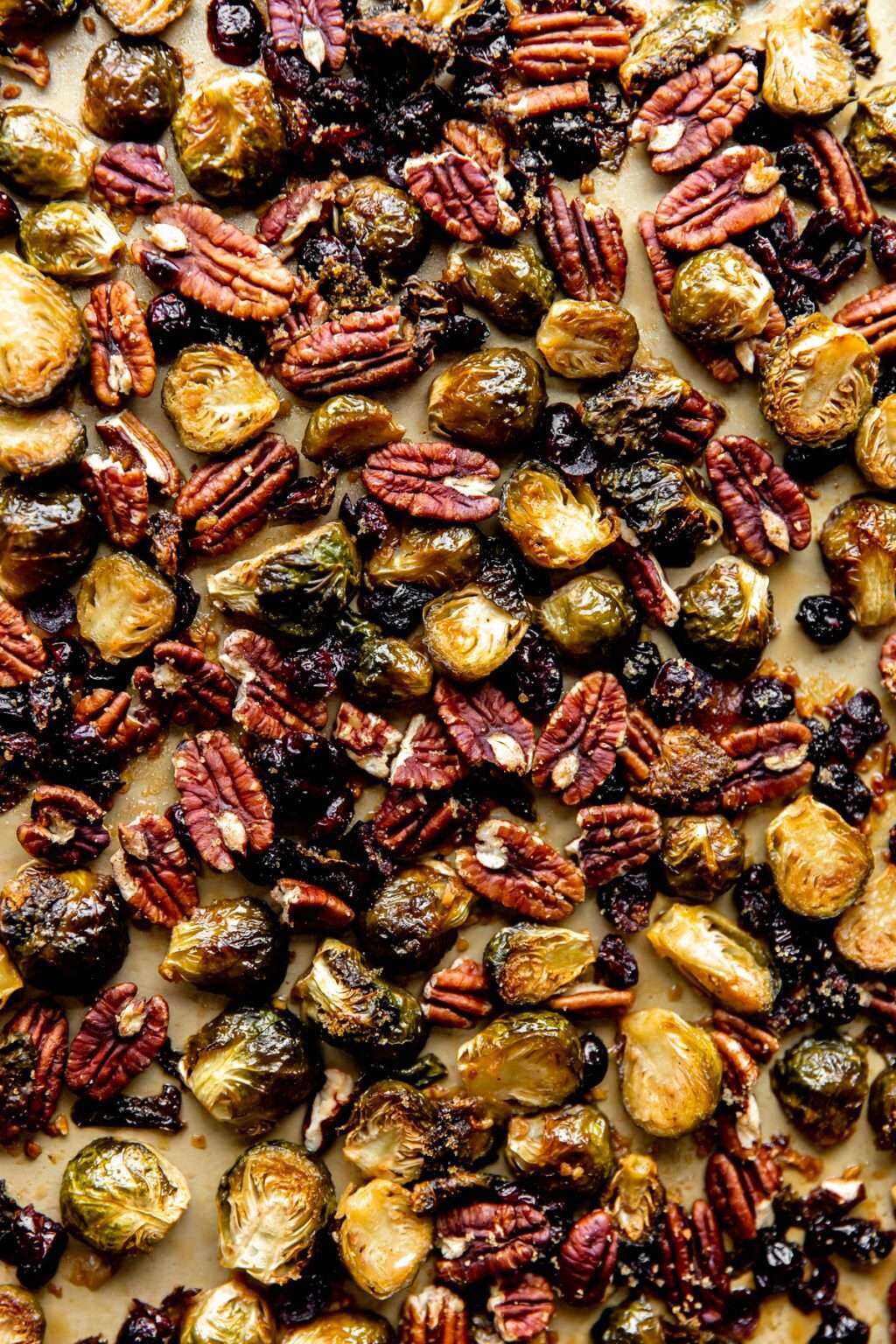 Candied Pecan Brussels Sprouts - KJ and Company