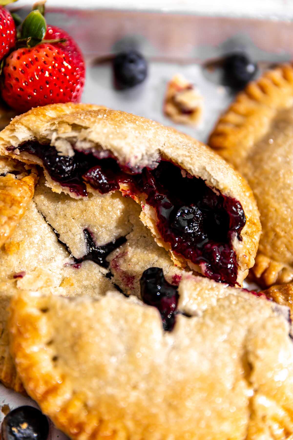 Easy Berry Hand Pies - KJ and Company
